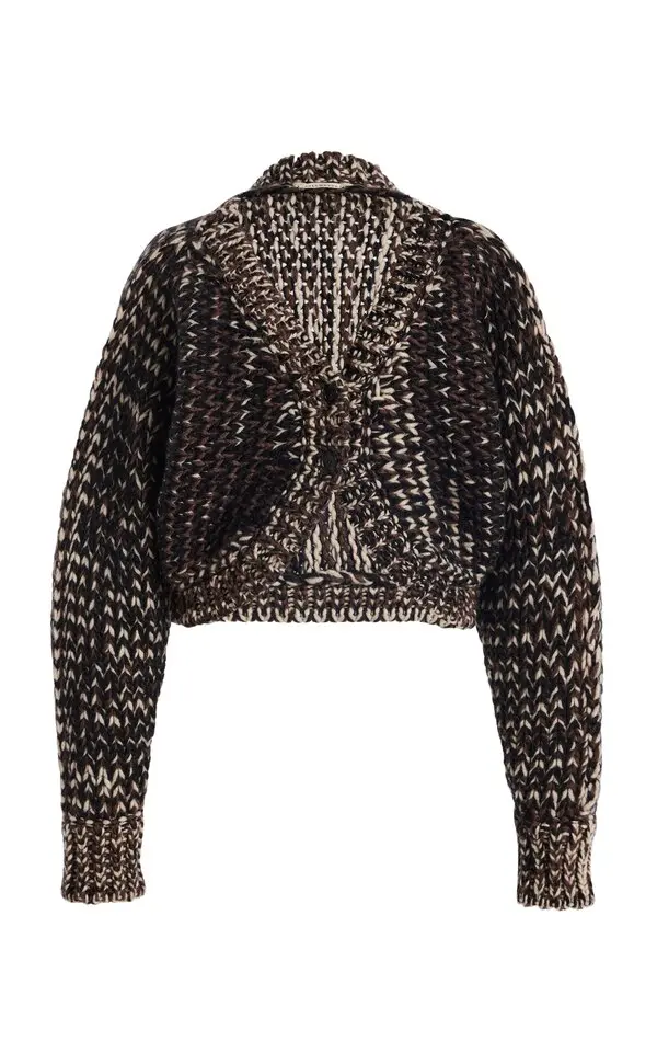 KALLMEYER Simi Wool-blend Shrug - Brown