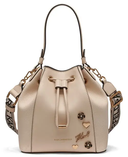 Karl Lagerfeld Paris Adele Bucket Bag - Brie