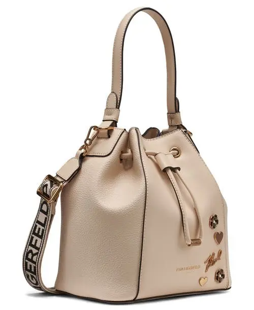 Karl Lagerfeld Paris Adele Bucket Bag - Brie