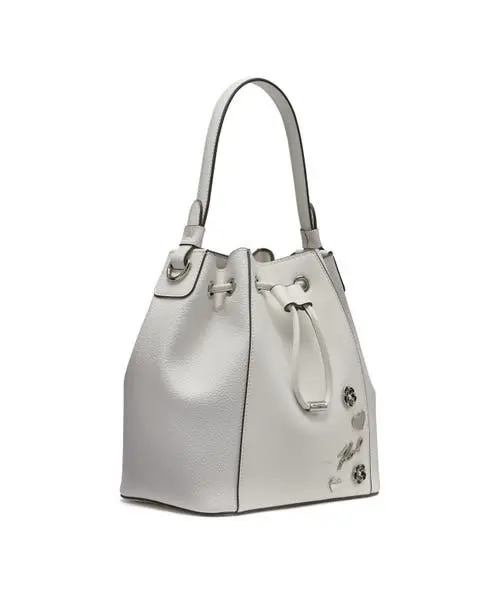 Karl Lagerfeld Paris Adele Bag - White/silver