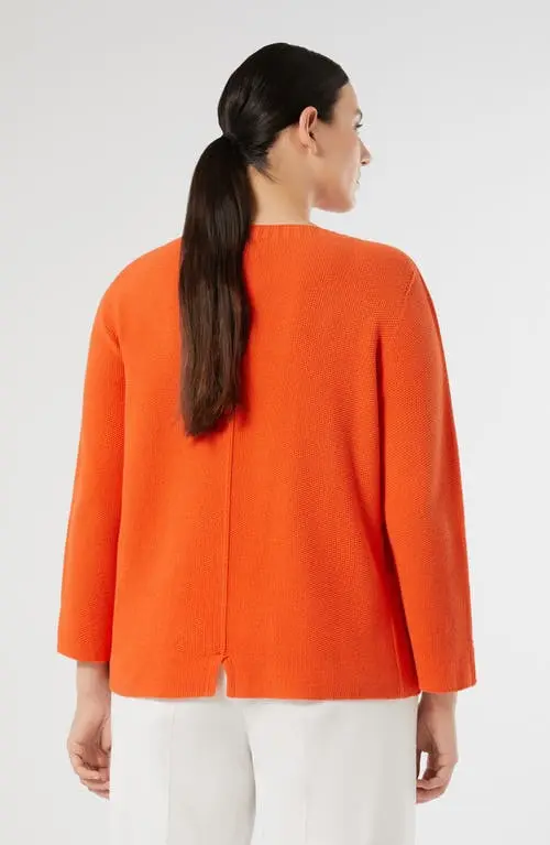 Marina Rinaldi Vafelio Slit Cotton Sweater