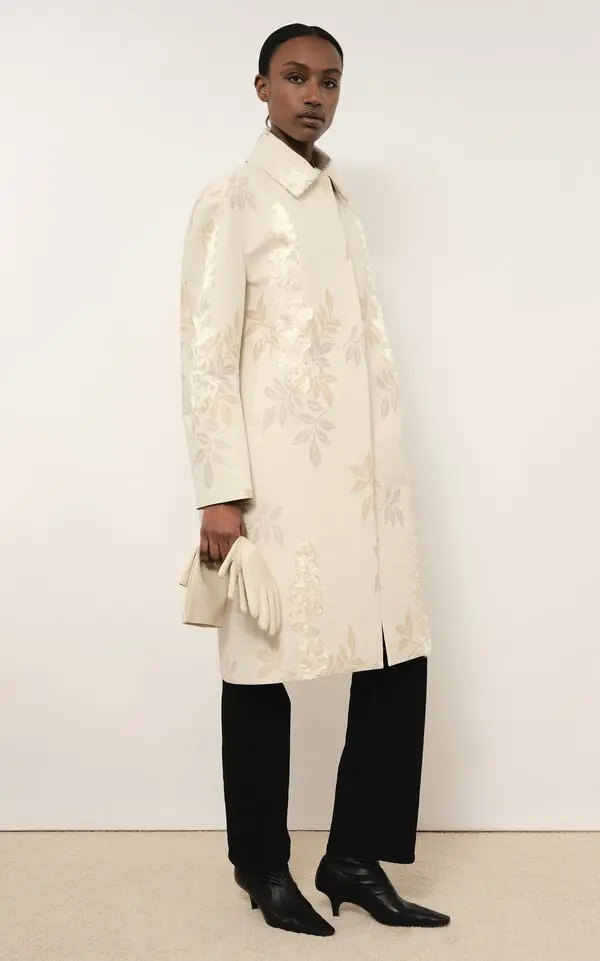 KALLMEYER Lucien Cotton-blend Jacquard Car Coat