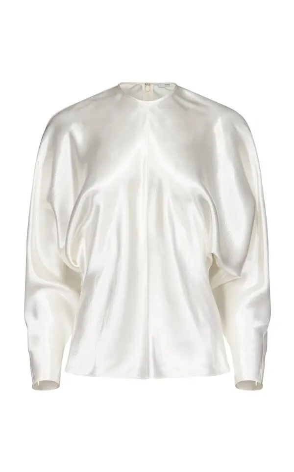 FFORME Sylvie Dolman-sleeve Draped Top - Ivory