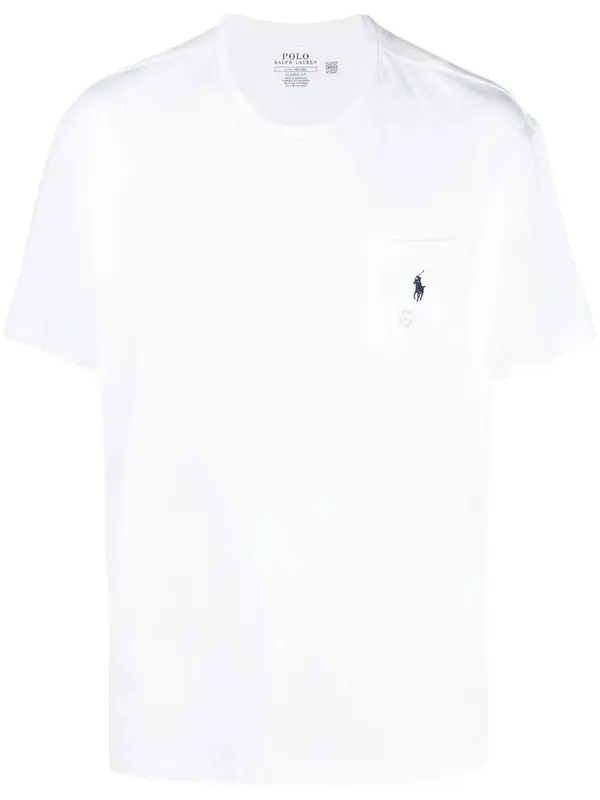 Polo Ralph Lauren Short Sleeve Pocket Classic Fit T-shirt - White