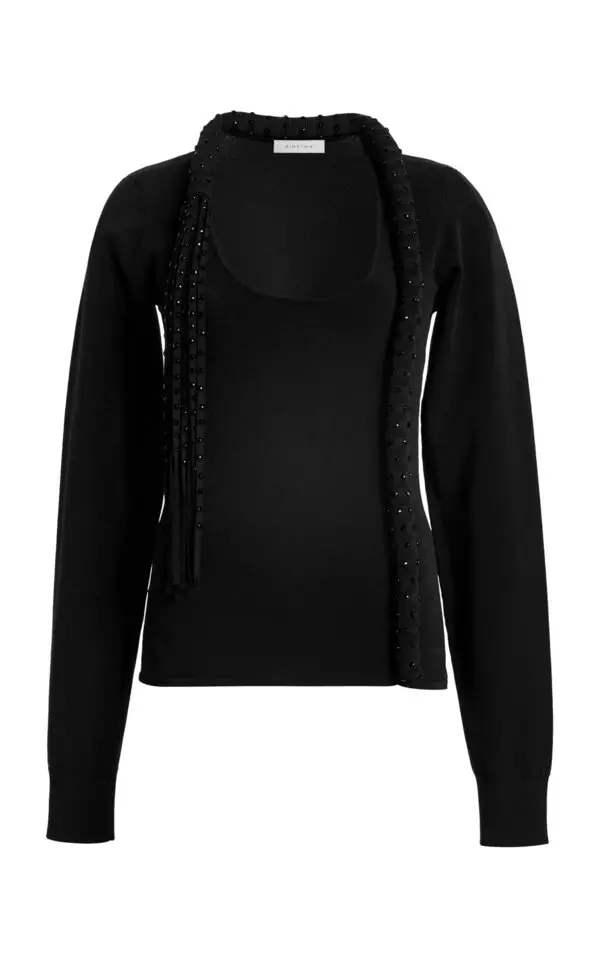 DIOTIMA Mane Scoop-neck Top