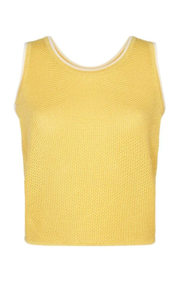 Escvdo Supe Cotton Tank Top - Yellow