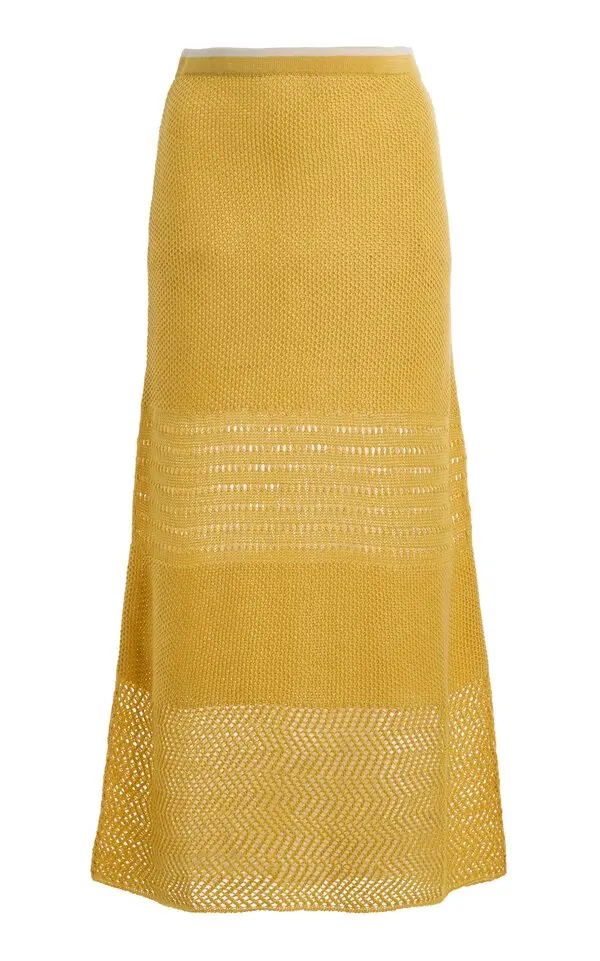Escvdo Supe Maxi Skirt - Yellow