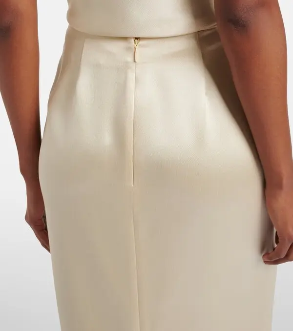 THE ROW Kiernan Silk Satin Maxi Skirt