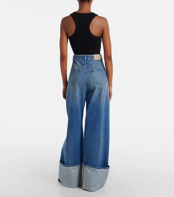 Givenchy Mid-rise Wide-leg Jeans