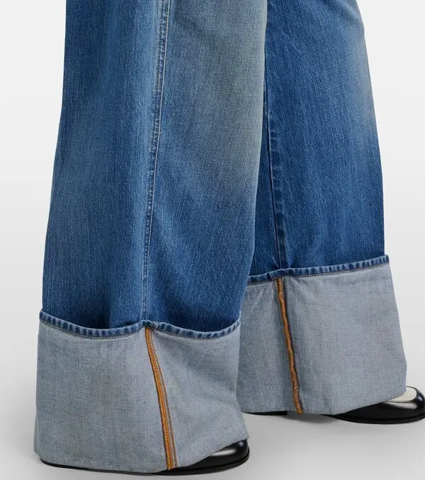 Givenchy Mid-rise Wide-leg Jeans