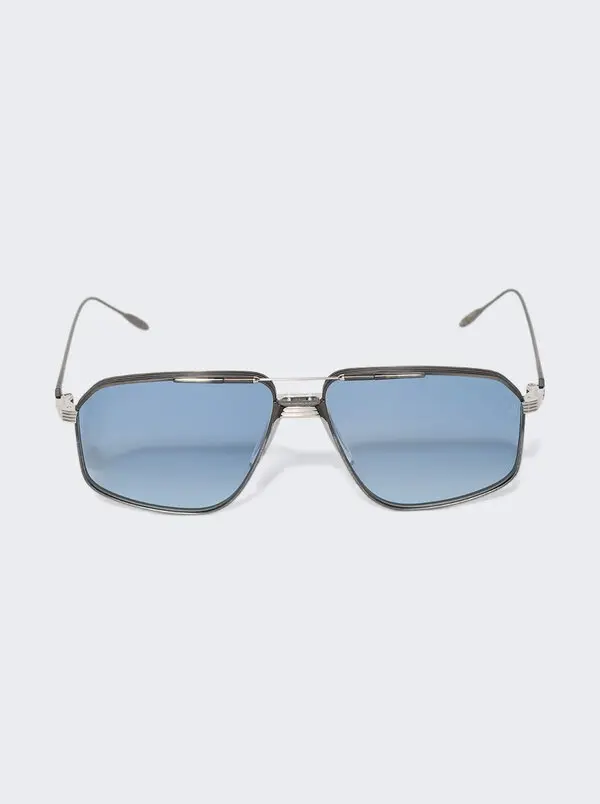 JACQUES MARIE MAGE Jagger Sunglasses - Silver