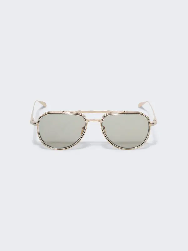 JACQUES MARIE MAGE Commander Sunglasses Altan - Silver