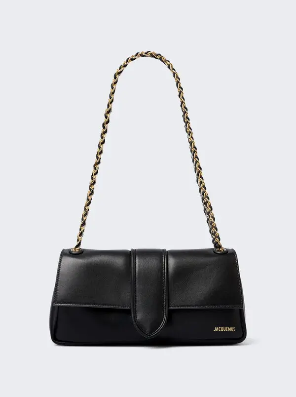 Jacquemus The Bambino Chaine Shoulder Bag - Black