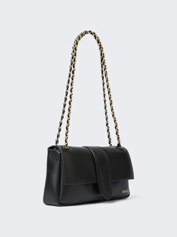 Jacquemus The Bambino Chaine Shoulder Bag - Black