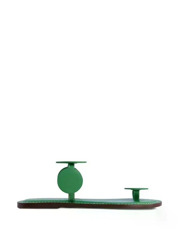 Bernardo New Moon Ring-toe Sandals - Green