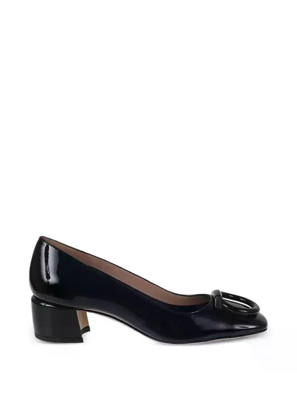 FERRAGAMO Gancini Leather Pumps