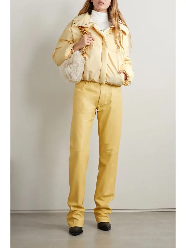 Magda Butrym Cropped Quilted Shell Down Jacket