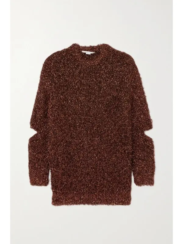 Stella McCartney Oversized Cutout Knitted Sweater