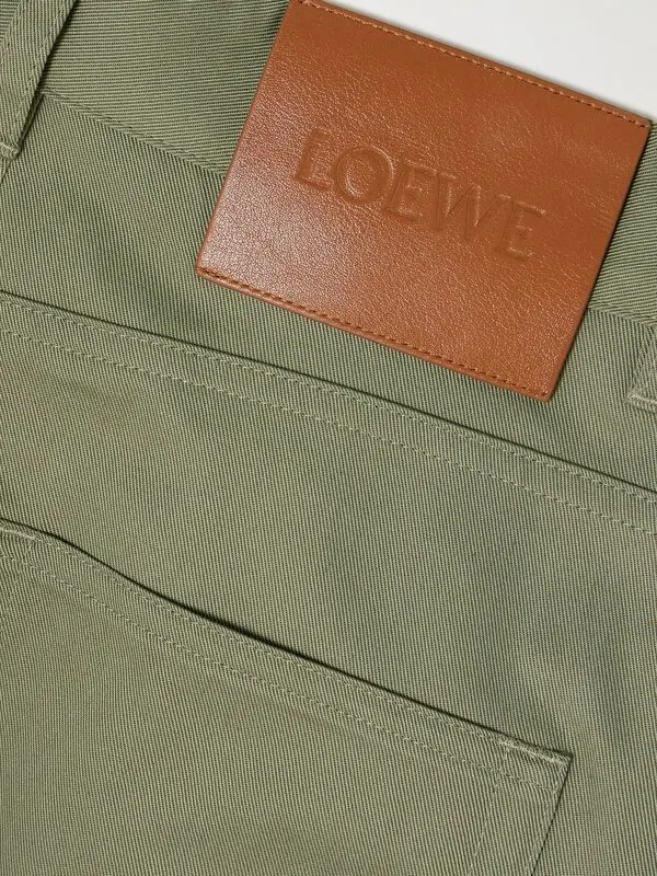Loewe Cotton-twill Straight-leg Pants