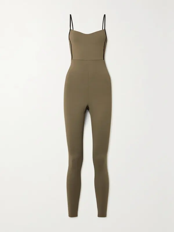 Ernest Leoty Adeline Two-tone Stretch Jumpsuit
