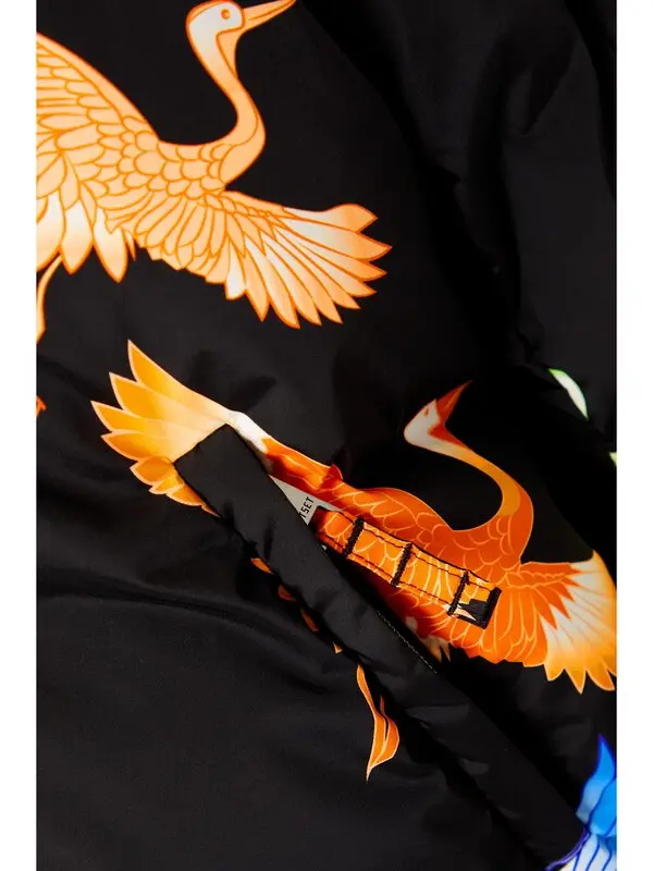 JETSET Julia Hooded Quilted Printed Ski Jacket