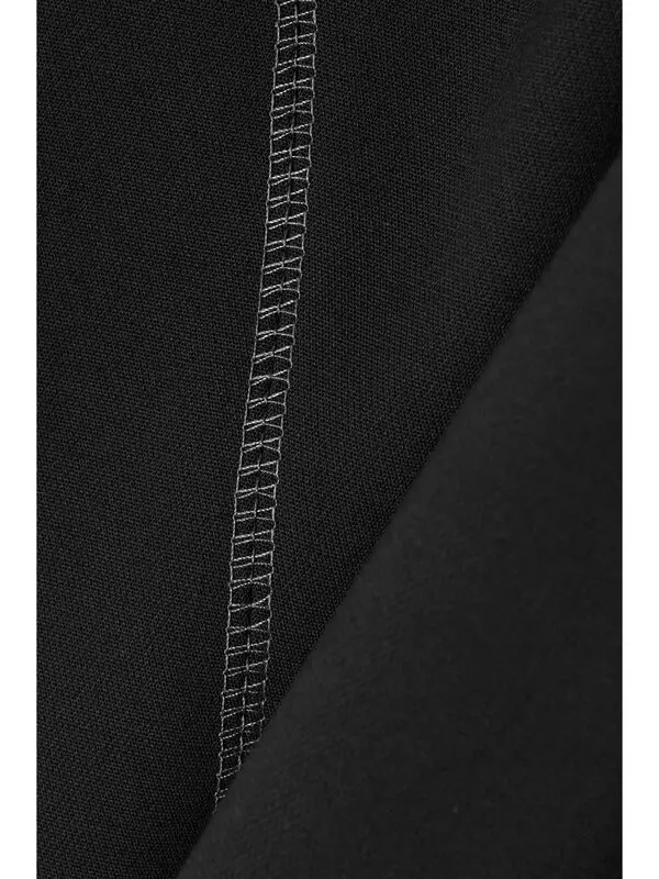 MAXIMILIAN Paneled Stretch-scuba Skinny Pants