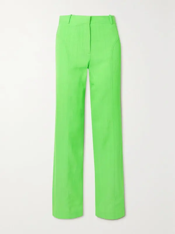 Jacquemus Meloia Paneled Straight-leg Pants