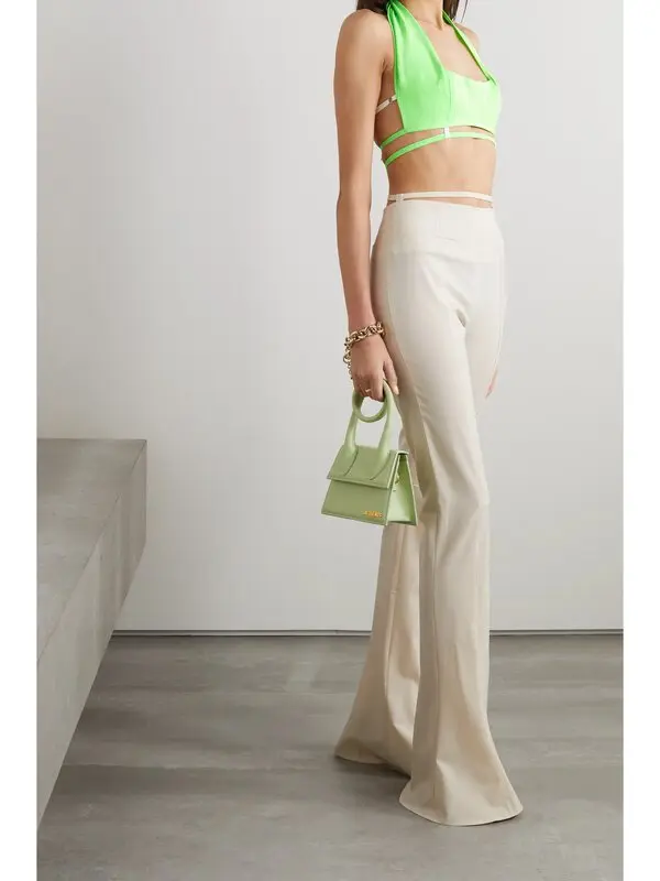 Jacquemus Limao Cropped Halterneck Top