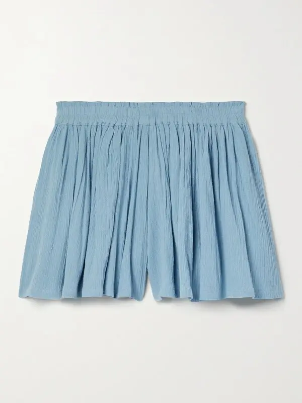 Suzie Kondi Pezo Cotton-gauze Shorts