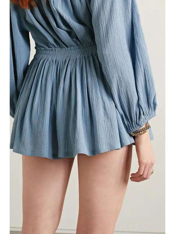 Suzie Kondi Pezo Cotton-gauze Shorts