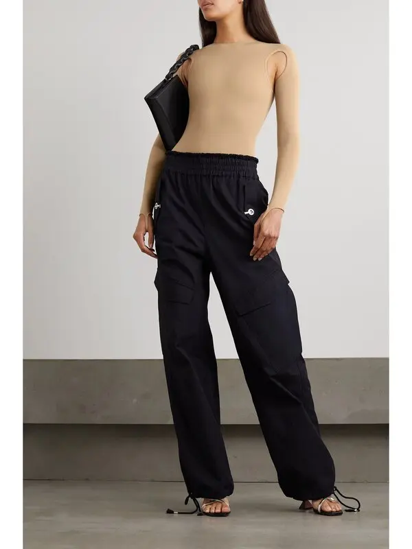 ANDREĀDAMO Cutout Stretch-jersey Bodysuit