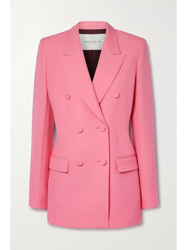 Lafayette 148 New York Trinity Double-breasted Blazer
