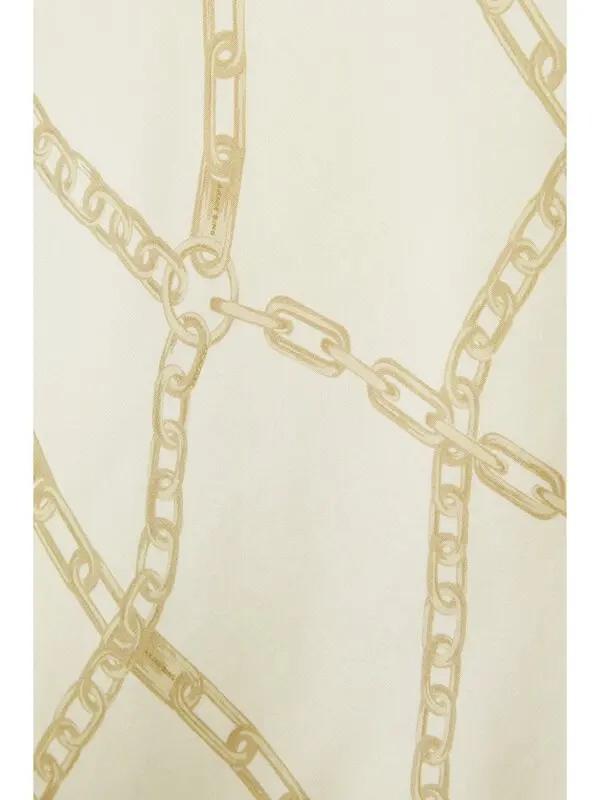 ANINE BING Lisette Printed Silk-charmeuse Mini Dress
