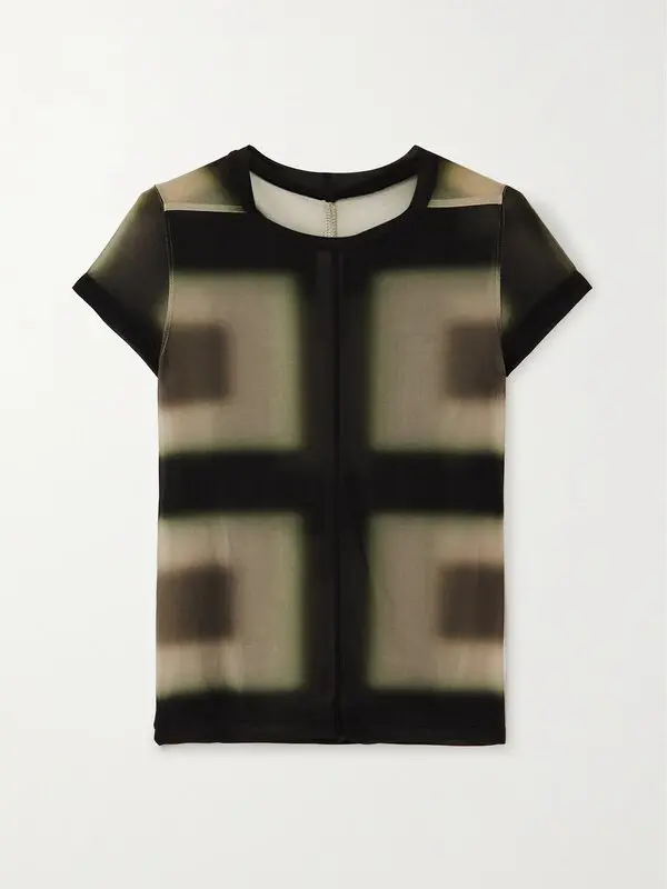 Rick Owens Stretch-mesh T-shirt