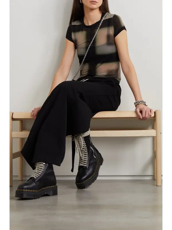 Rick Owens Stretch-mesh T-shirt
