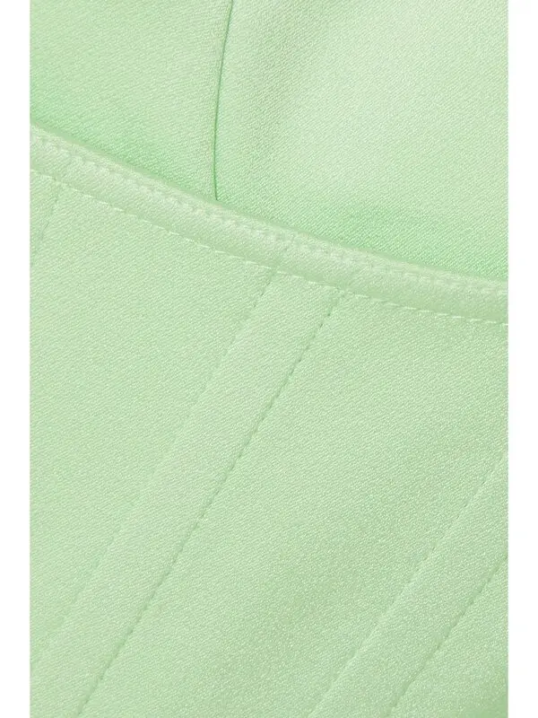 Alex Perry Ansley Strapless Satin-crepe Midi Dress