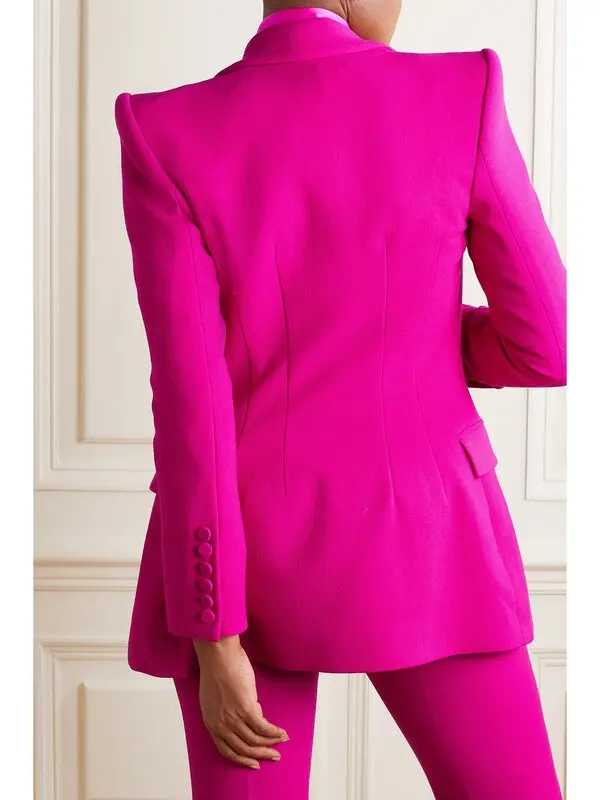 SERGIO HUDSON Double-breasted Wool Blazer