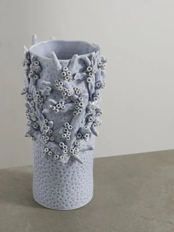 MARLOE MARLOE Net Sustain Vieve Ceramic Vase - Purple