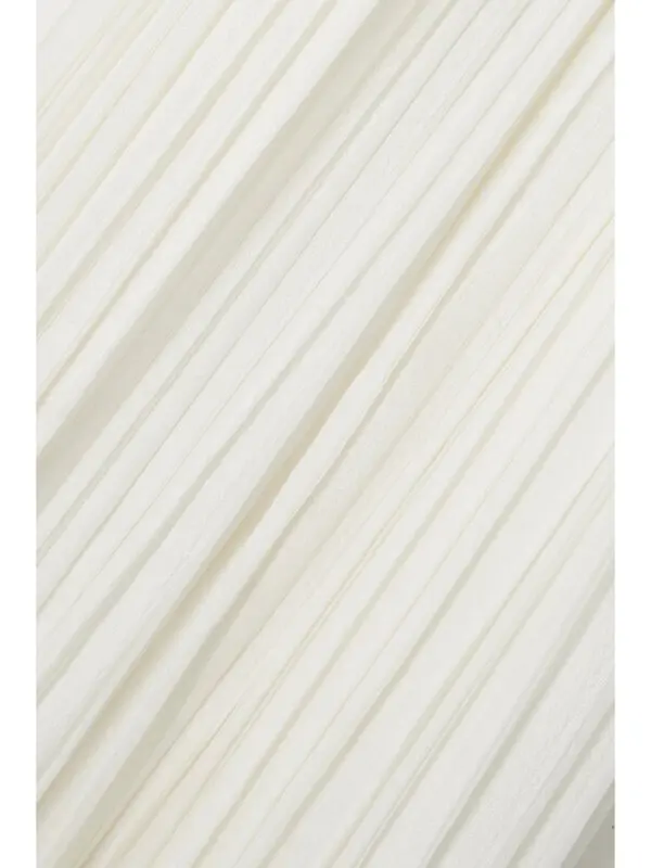Chloé Cutout Pleated Silk-chiffon Gown