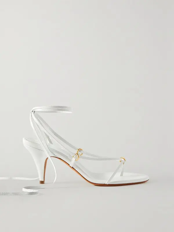 Khaite Marion Leather Sandals