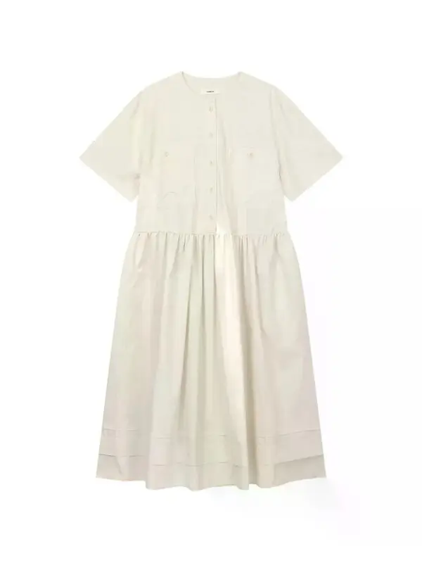 STUDIO TOMBOY Double-pocket Tiered Dress - Neutrals
