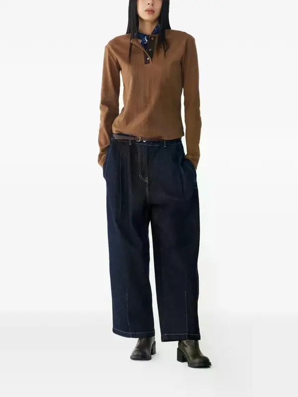 STUDIO TOMBOY Contrast-stitching Jeans