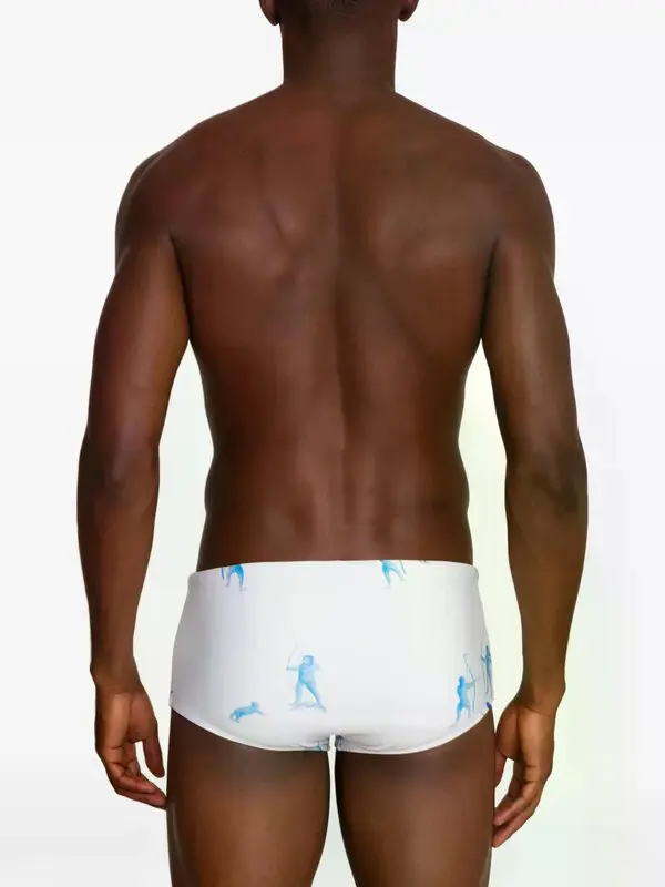 AMIR SLAMA Printed Swimming Trunks