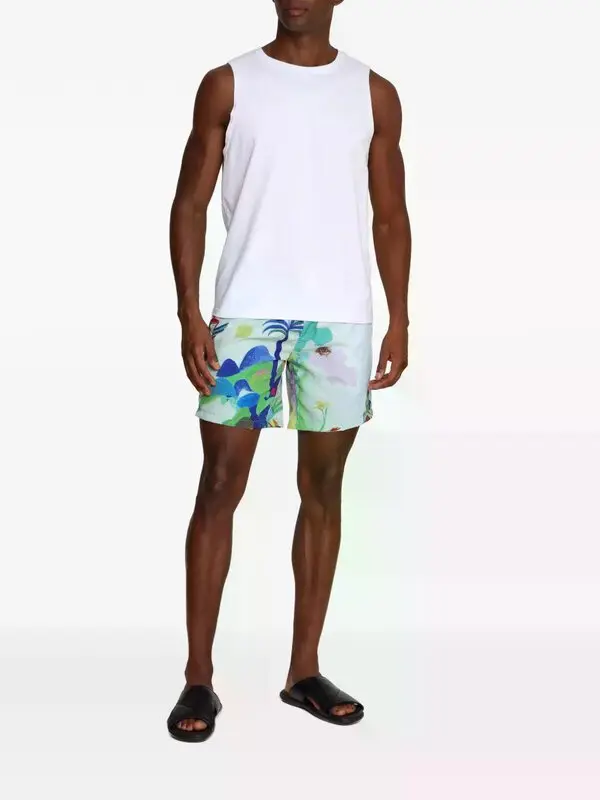 AMIR SLAMA Printed Deck Shorts
