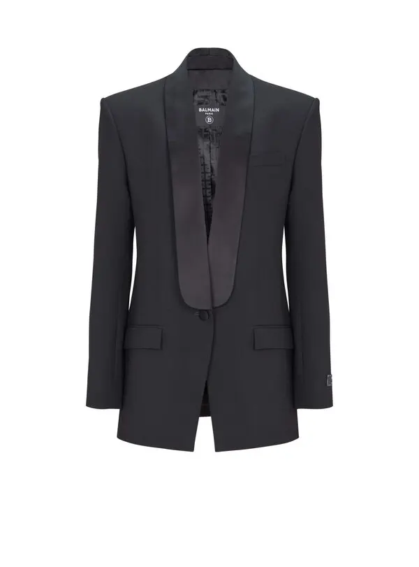 Balmain Wool Tuxedo Jacket
