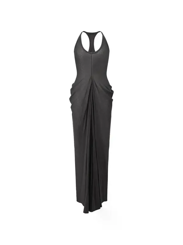 OUDE WAAG V-neck Draped Maxi Dress