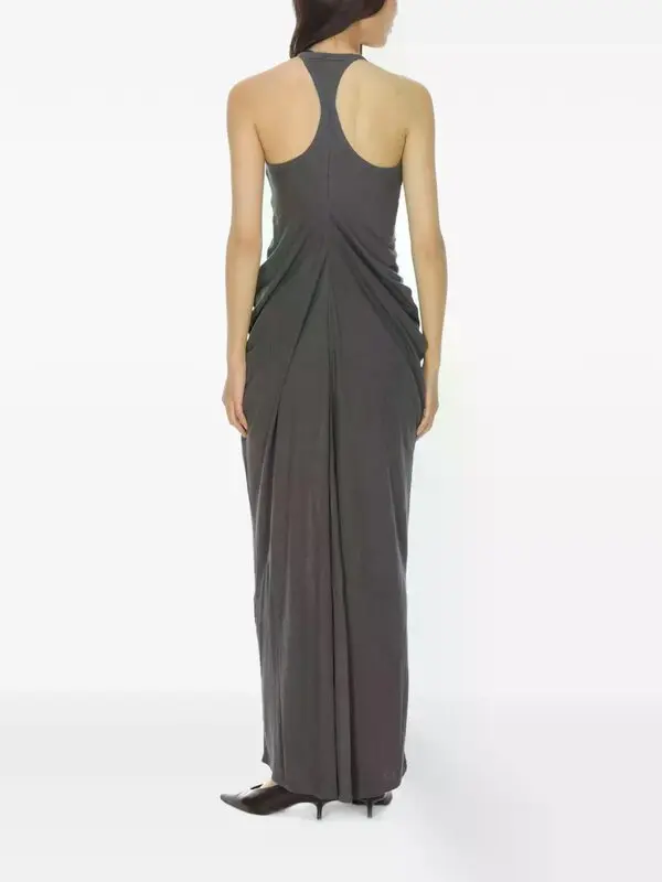 OUDE WAAG V-neck Draped Maxi Dress