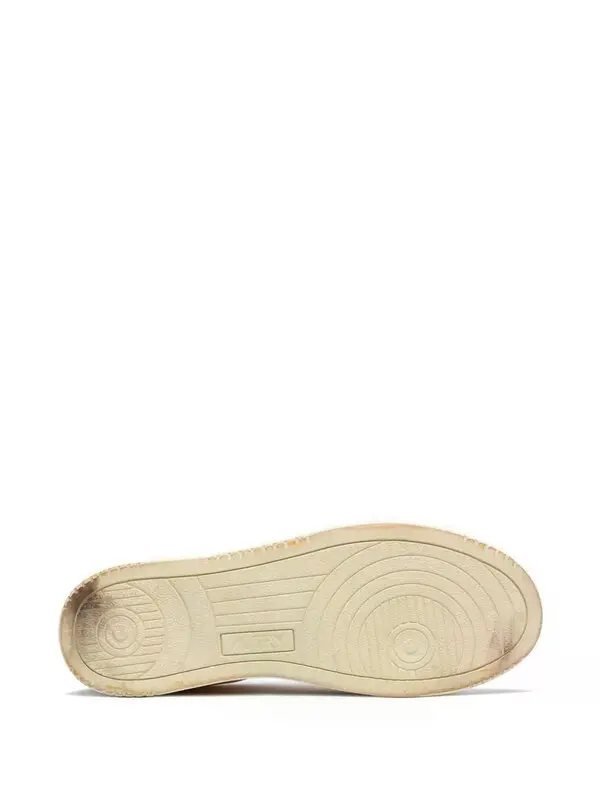 AUTRY Medalist Super Vintage Perforated-toe Sneakers - White