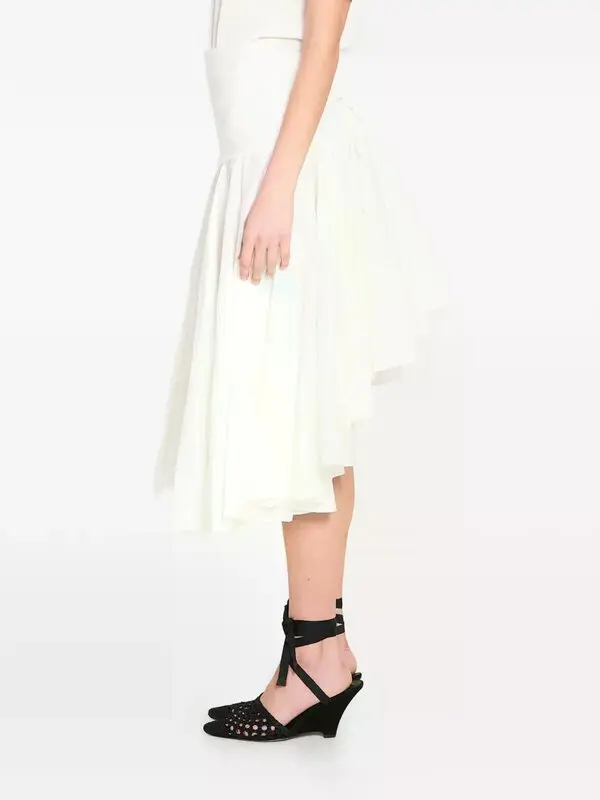 Jacquemus Draped Midi Skirt