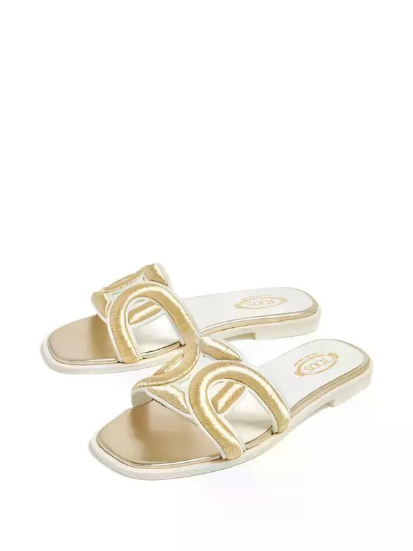TOD'S Kate Embroidered Sandals